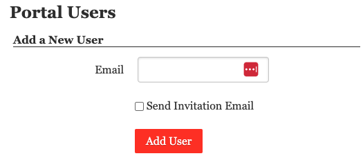 How to add or edit portal users